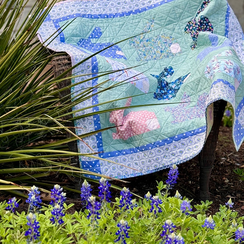 Bunny Baby Quilt - Etsy