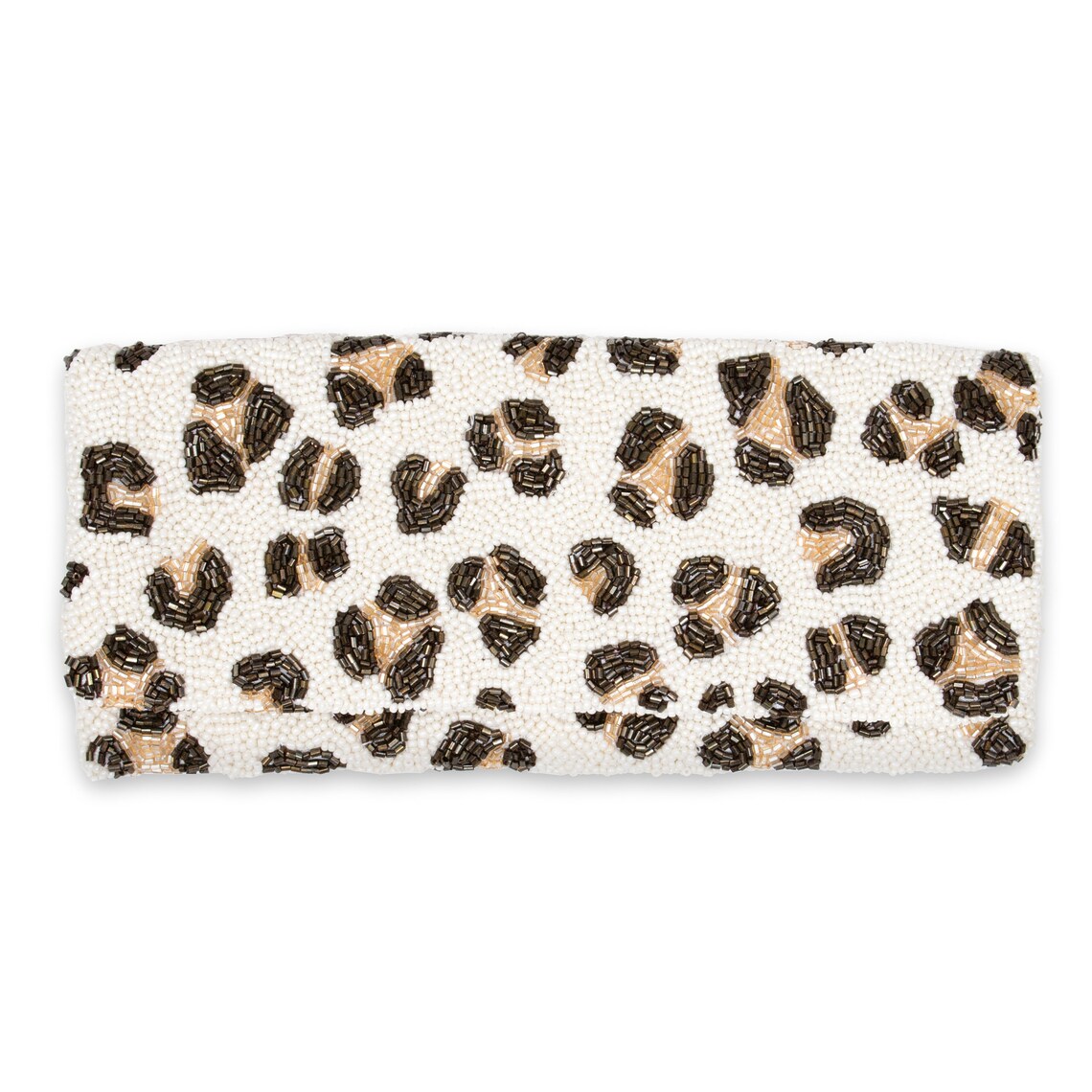 Foldover Custom Beaded Clutch Leopard - Etsy