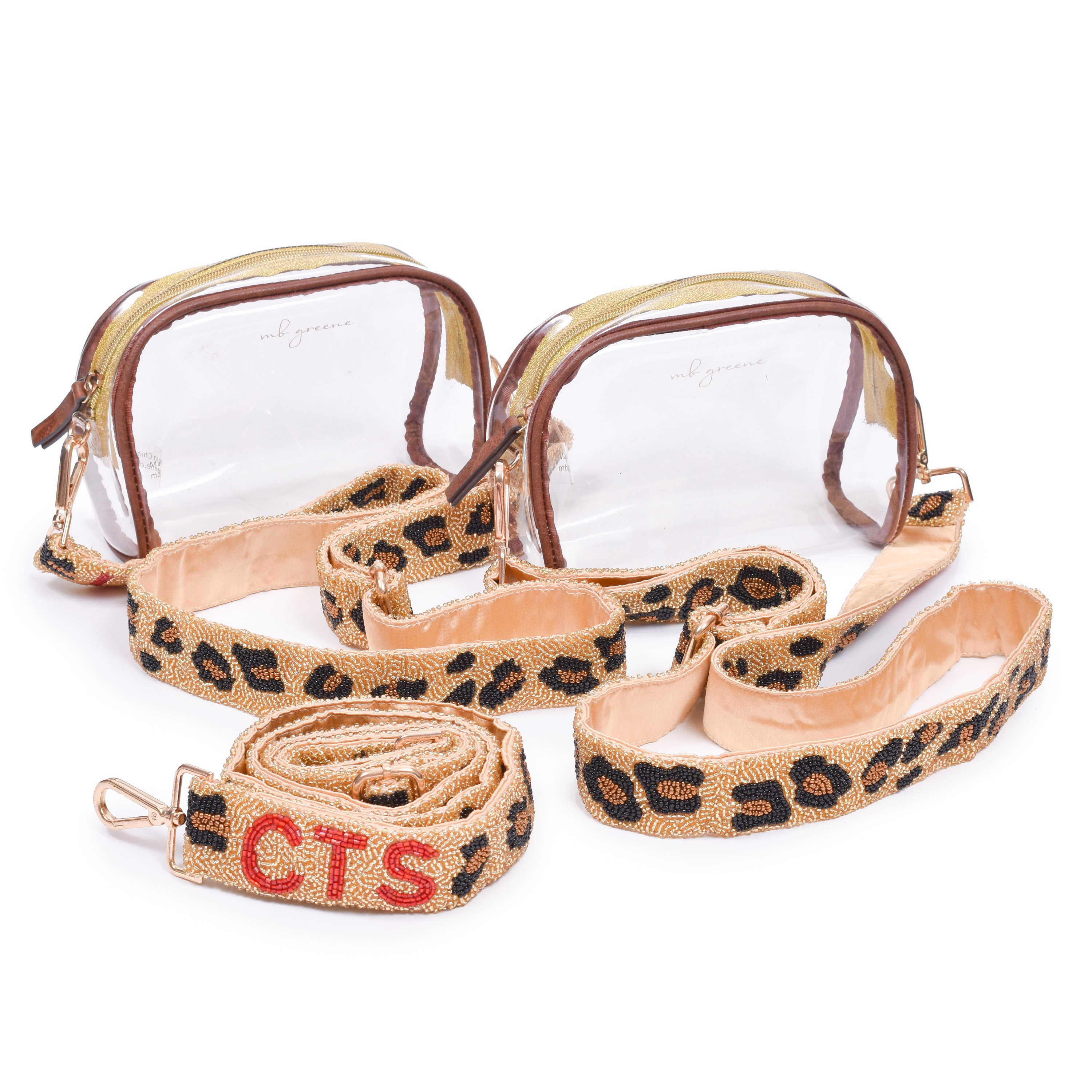 Custom Beaded Leopard Monogrammed Purse Strap - Etsy