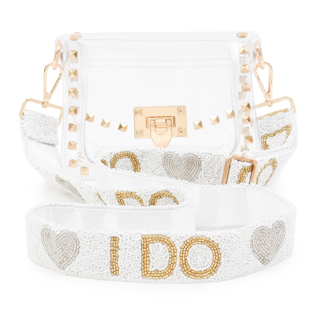 Custom Beaded I DO Purse Strap - Etsy