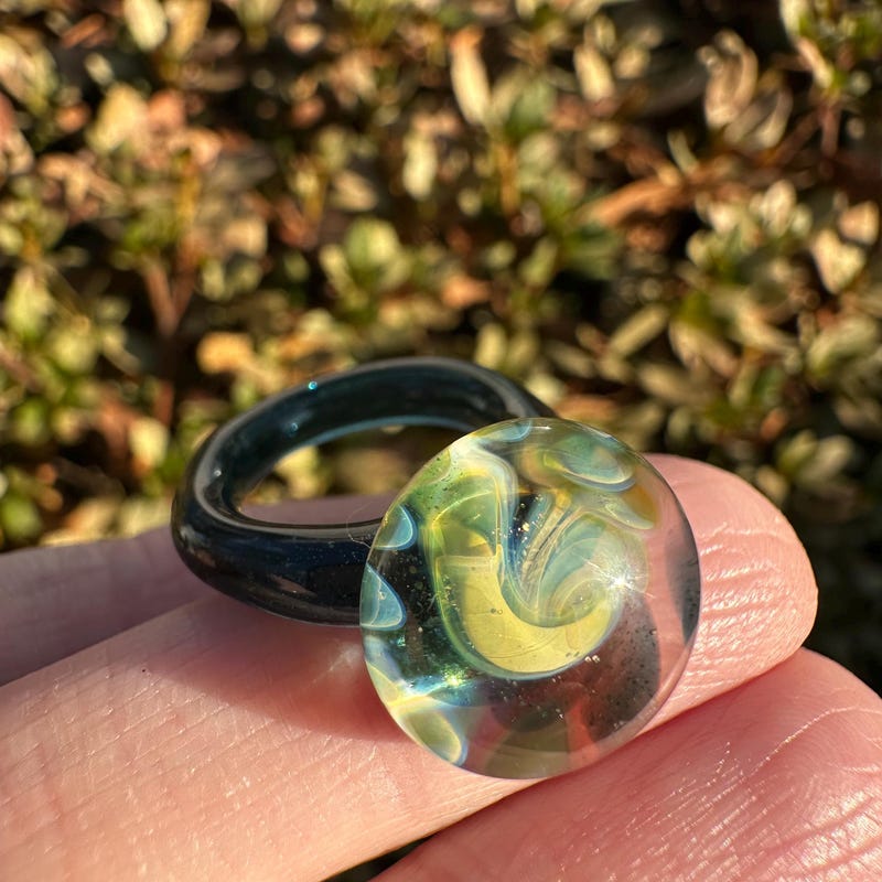 Borosilicate Glass Ring - Etsy