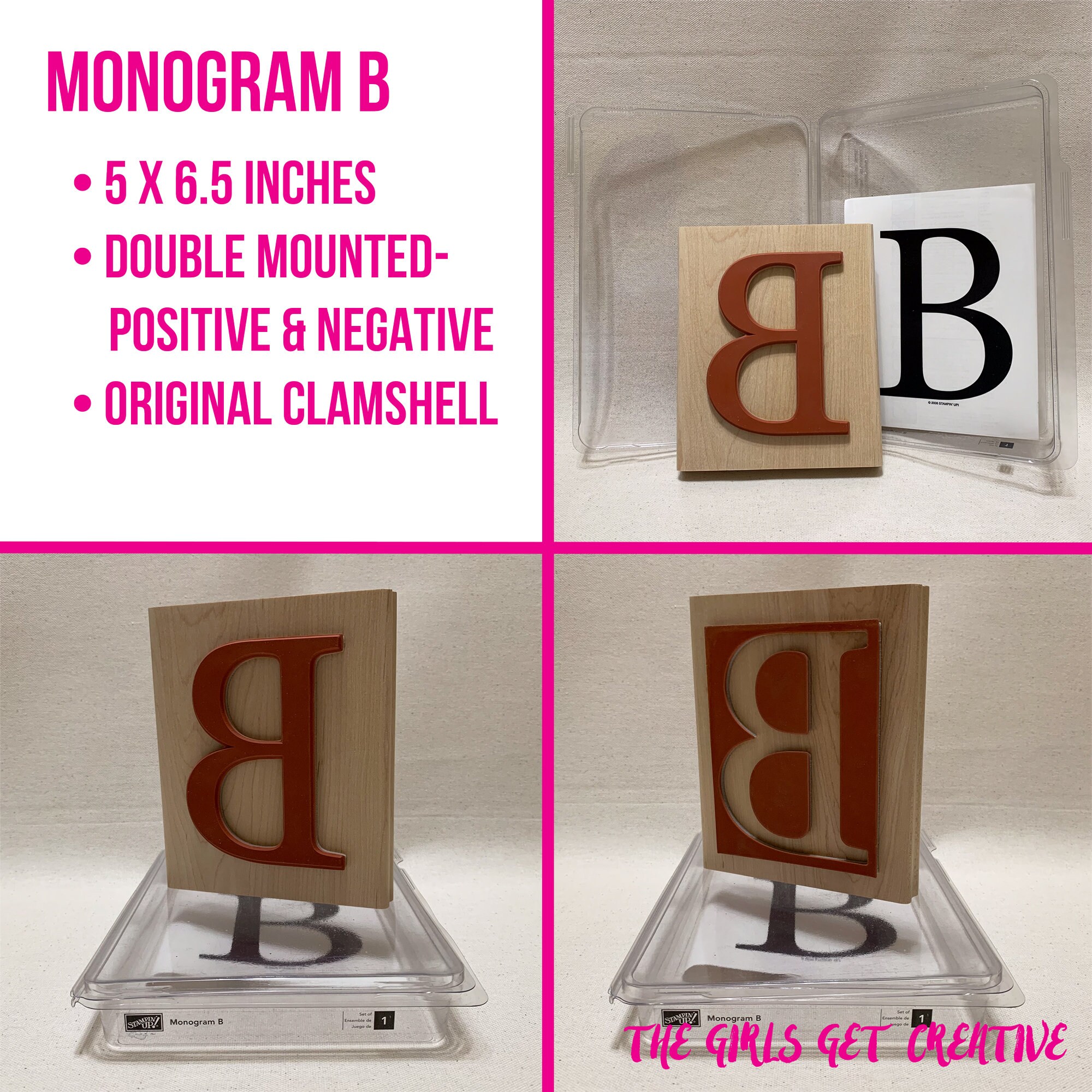 Monogram Stamp Letters - Letter C - Letter B - Letter D - Letter S ...