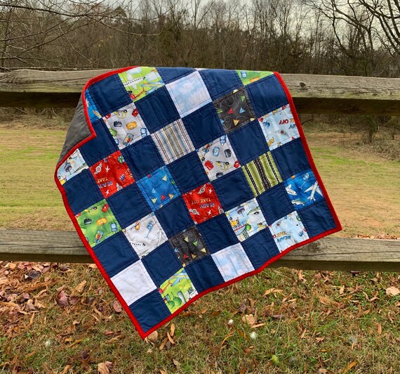 Ready Set Takeoff Quilt Baby Quilt Baby Blanket Planes | Etsy