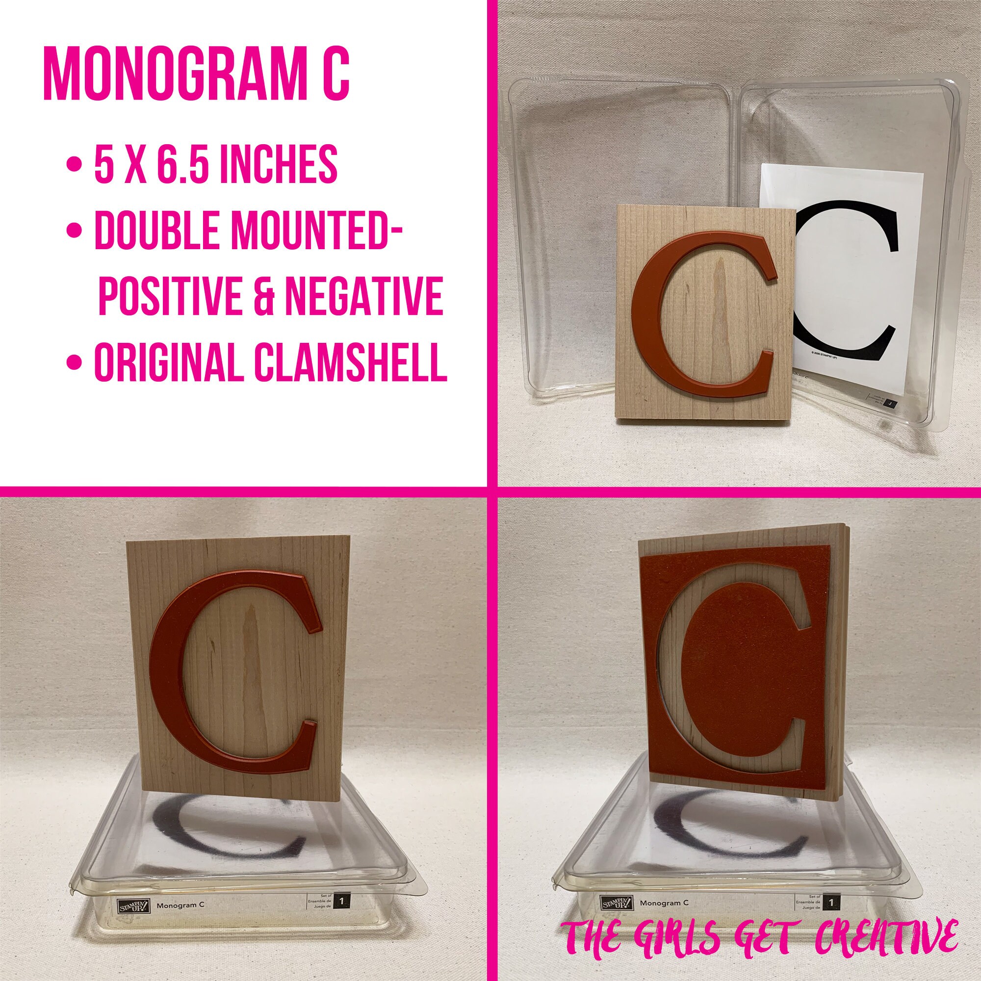 Monogram Stamp Letters - Letter C - Letter B - Letter D - Letter S ...