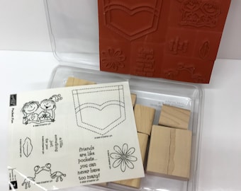 Rubber stamp set | Etsy
