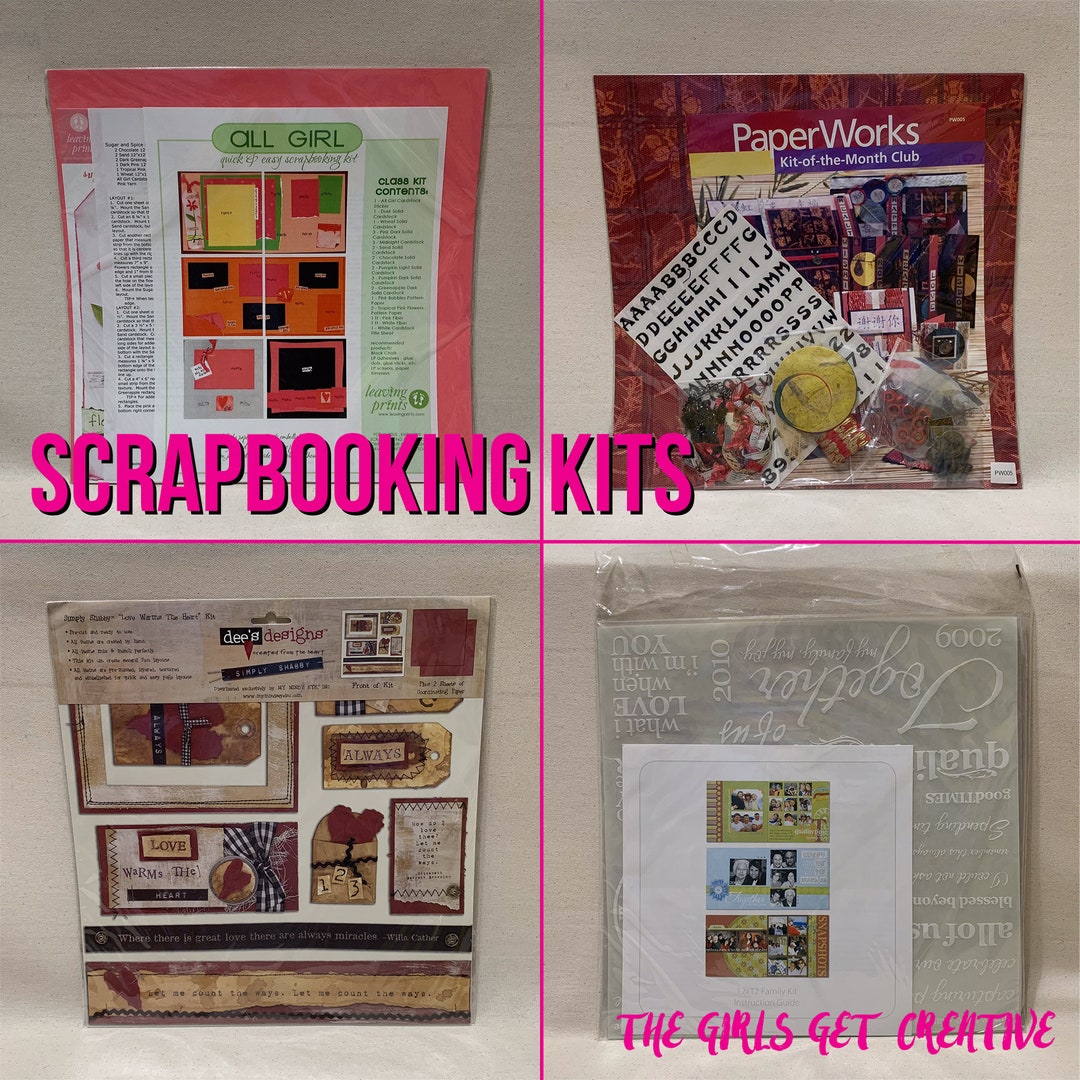 Scrapbook Kits Group 1 - 12x12 Scrapbook Kits - All Girl - Asian Style ...