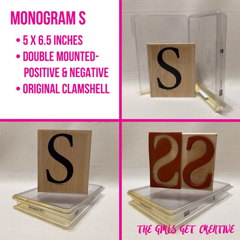 Monogram Stamp Letters - Letter C - Letter B - Letter D - Letter S ...