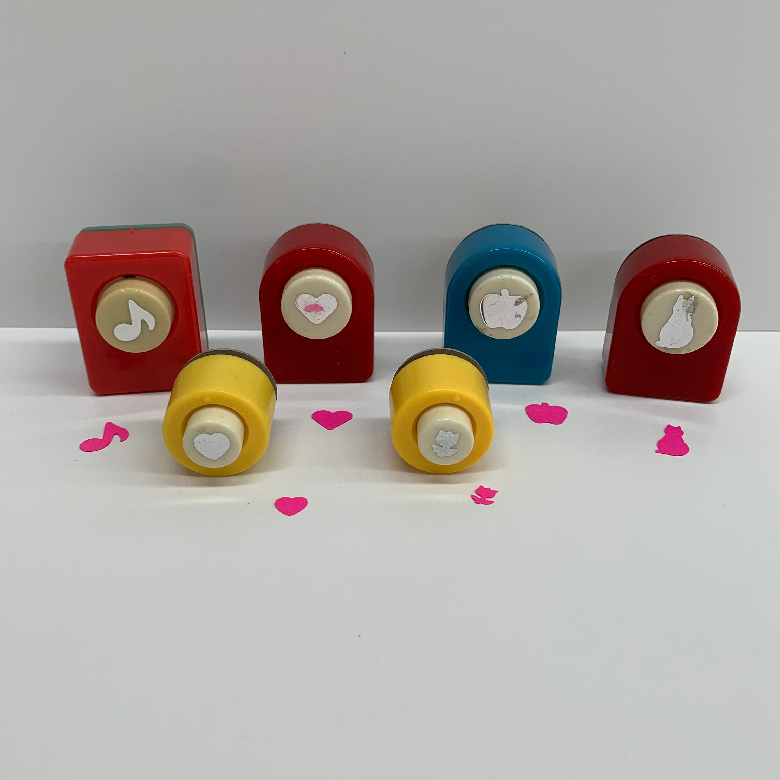 Paper Punch Choose 1 of 6 Punches Music Note Heart Apple Cat Small ...