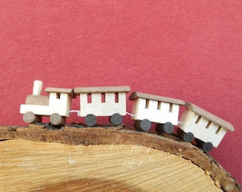 Miniature Wood Train - Etsy