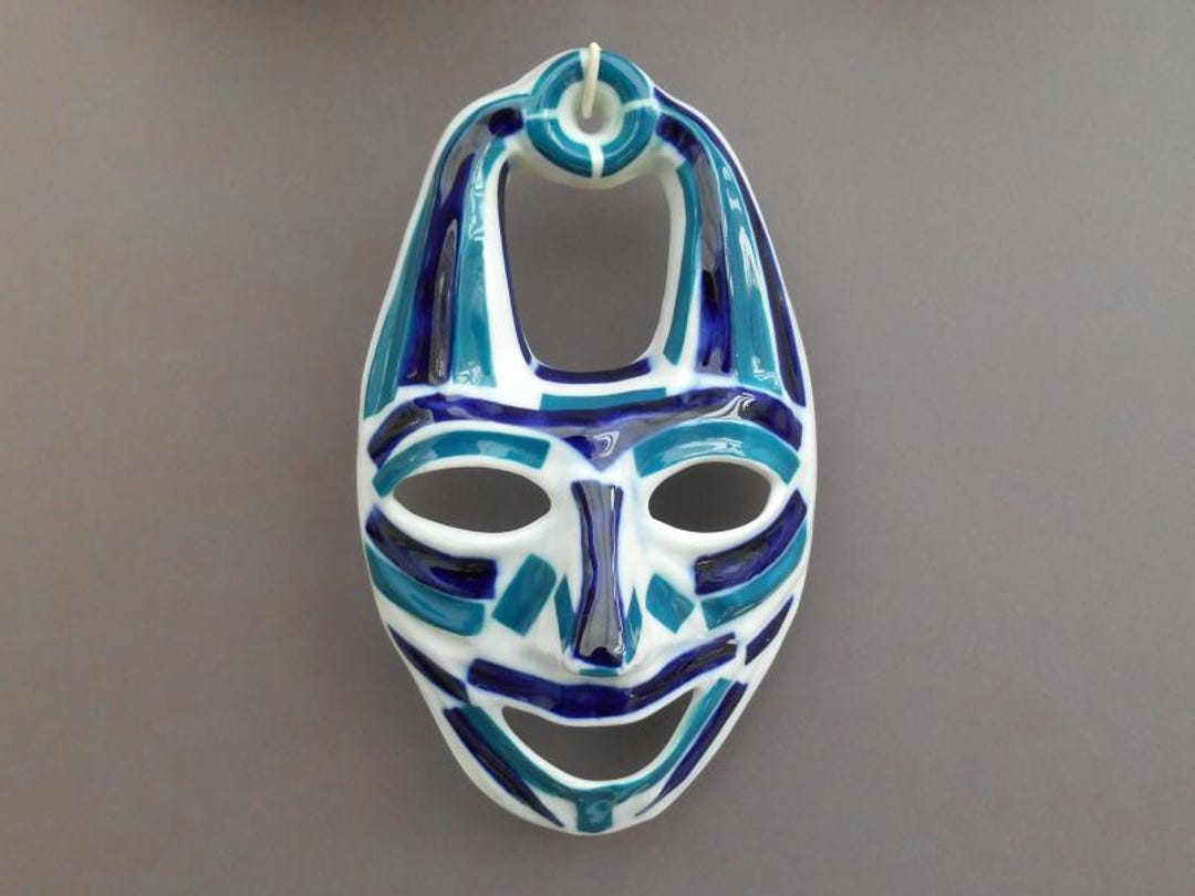 MCM Porcelain Mask Wall Décor / Sargadelos Careta No 1 / Galicia ...