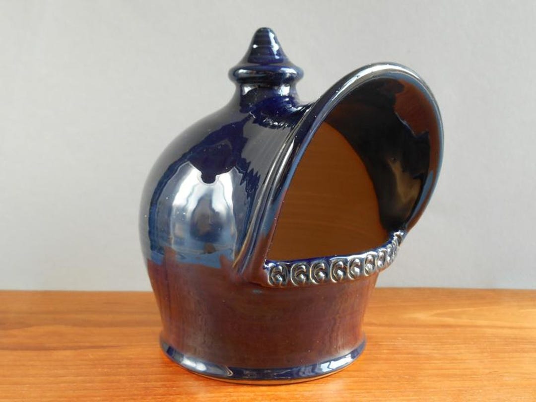 Large Ceramic Salt Pig Salt Cellar Studio Pottery / Artist Signed ...