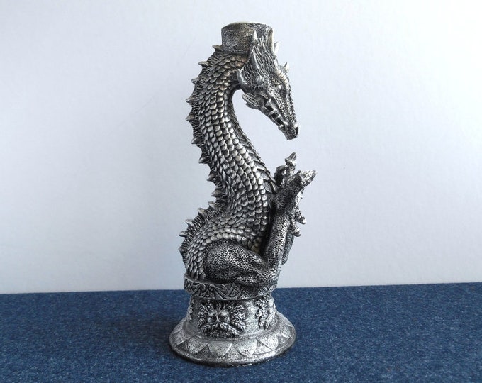 Dragon Candle Holder Resin / Myth and Legend / the Summit Collection ...