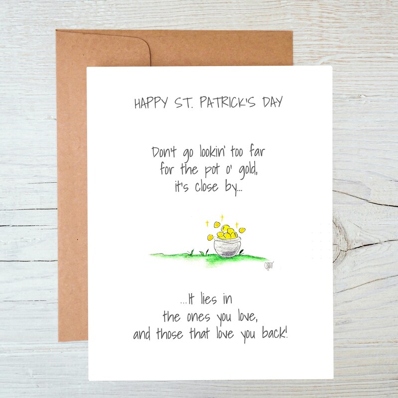 St Patricks Day Card - Etsy