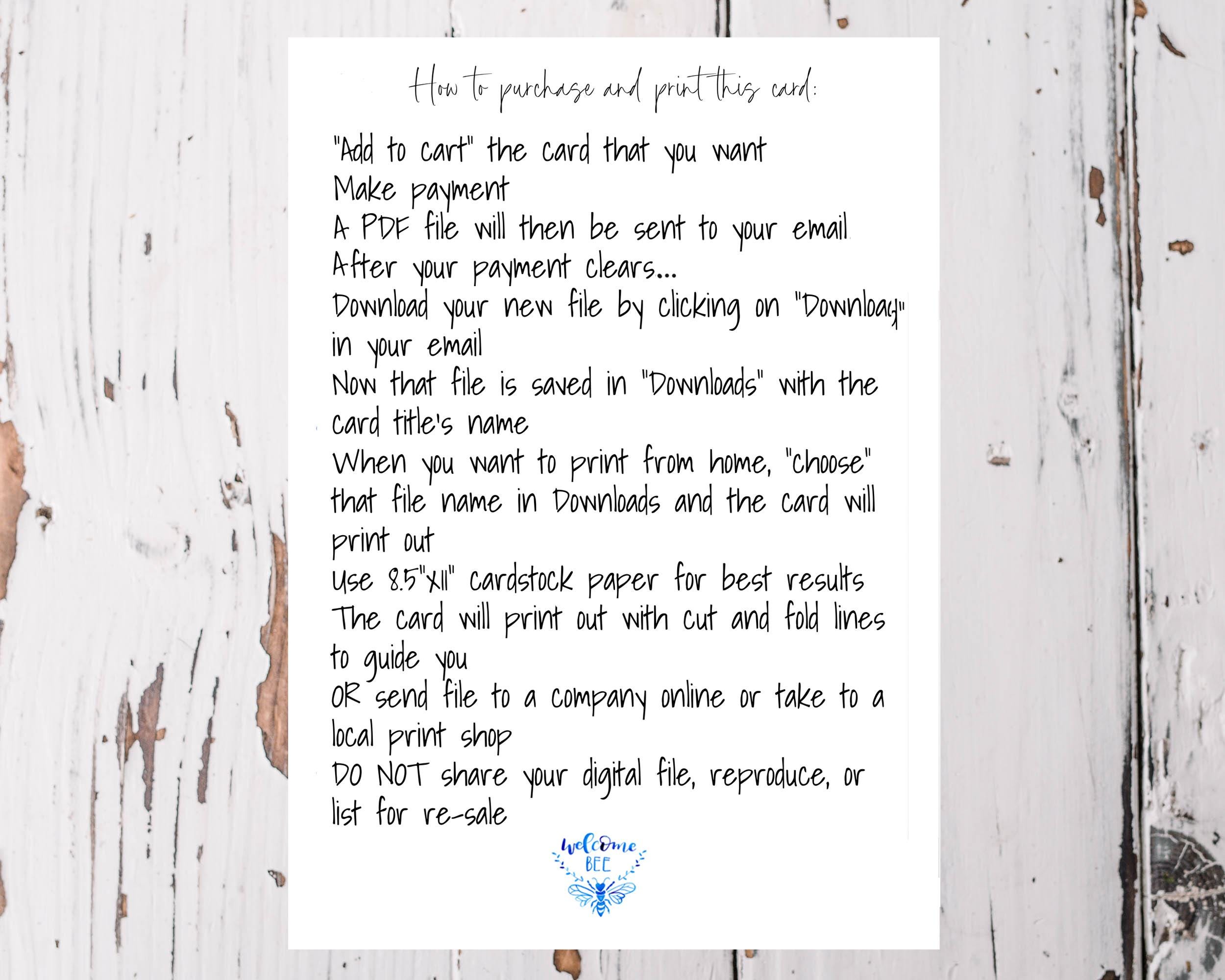 Digital Boot Camp Card, Printable Card for Service Member, Soldier ...