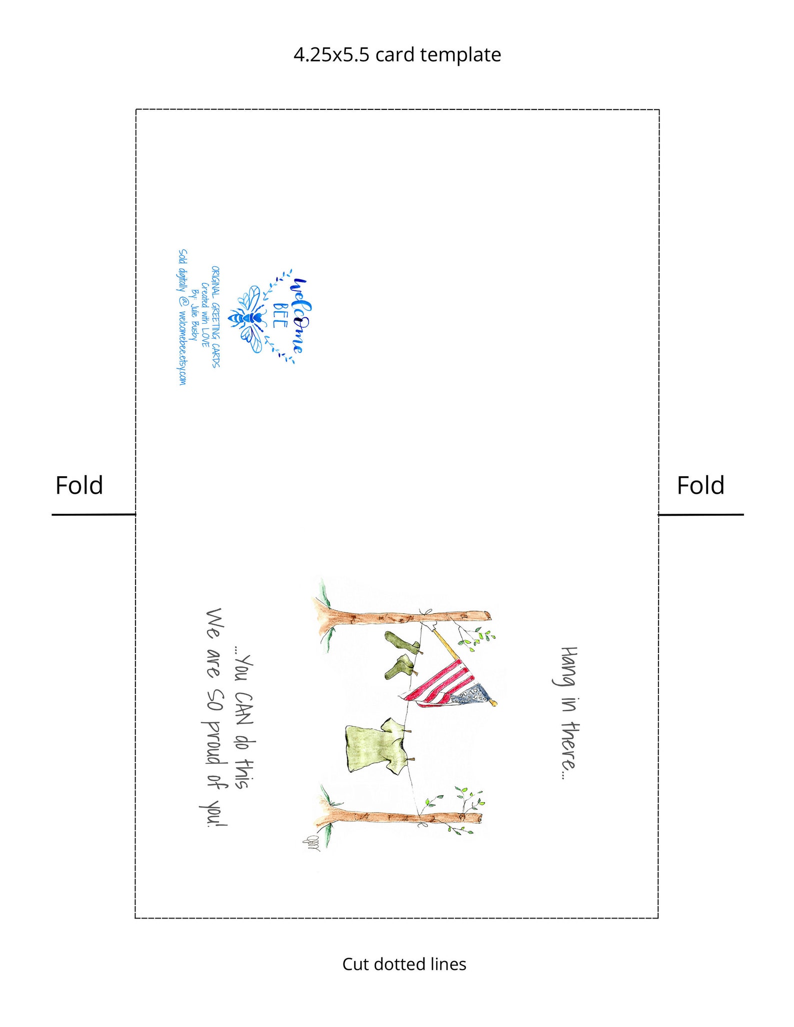 Digital Boot Camp Card, Printable Card for Service Member, Soldier ...