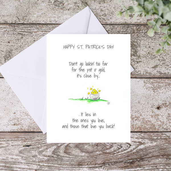 St Patricks Day Card - Etsy
