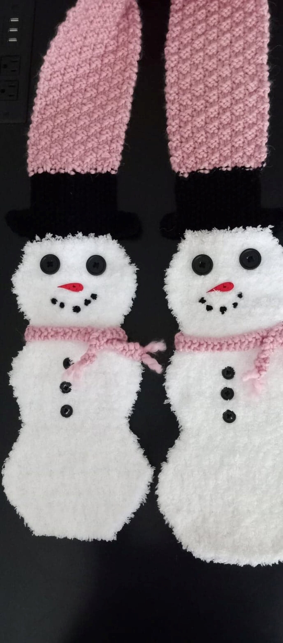 Fun Snowman Scarf Patternfun Snowman Scarf - Etsy