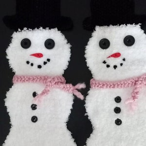 Fun Snowman Scarf Patternfun Snowman Scarf - Etsy
