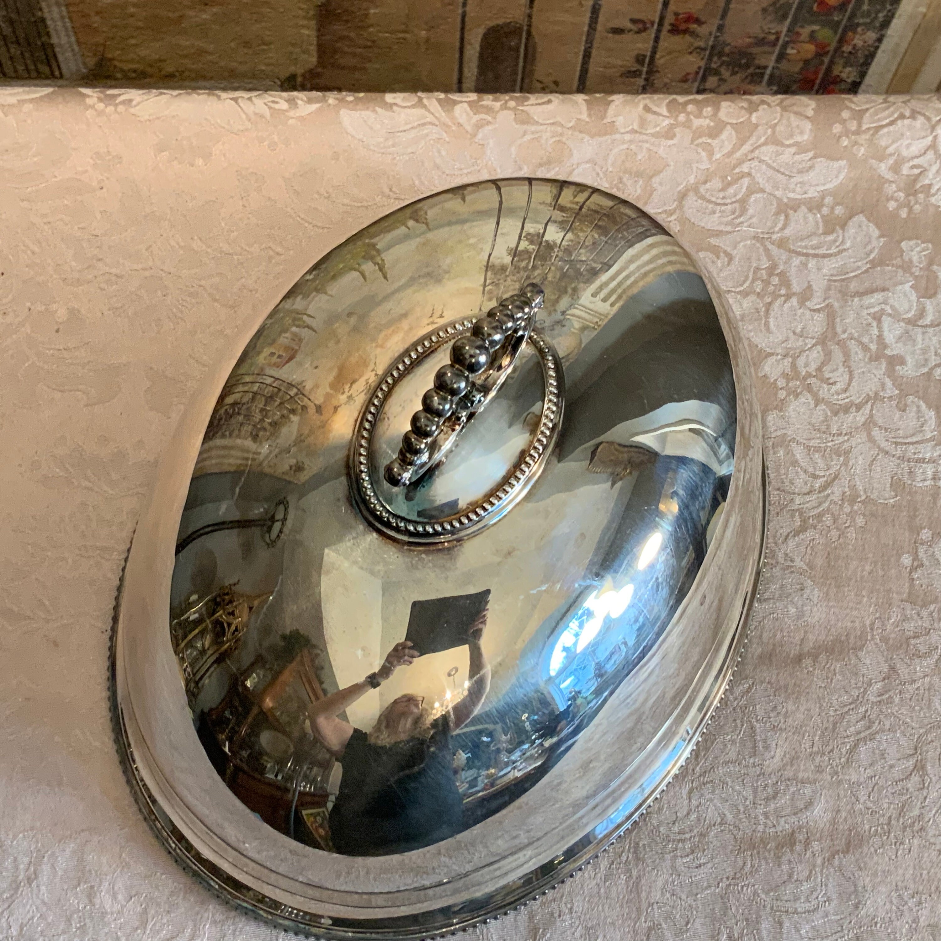 Antique William Hutton Silver Plated Meat Fome - Etsy