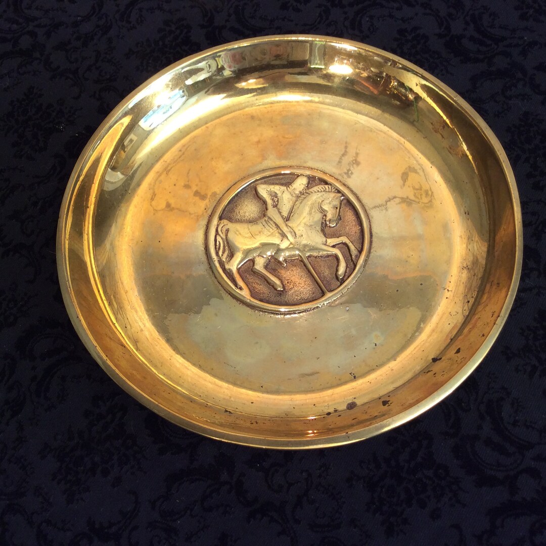 Brass Bronze Ildefast Bronce Denmark Plate - Etsy