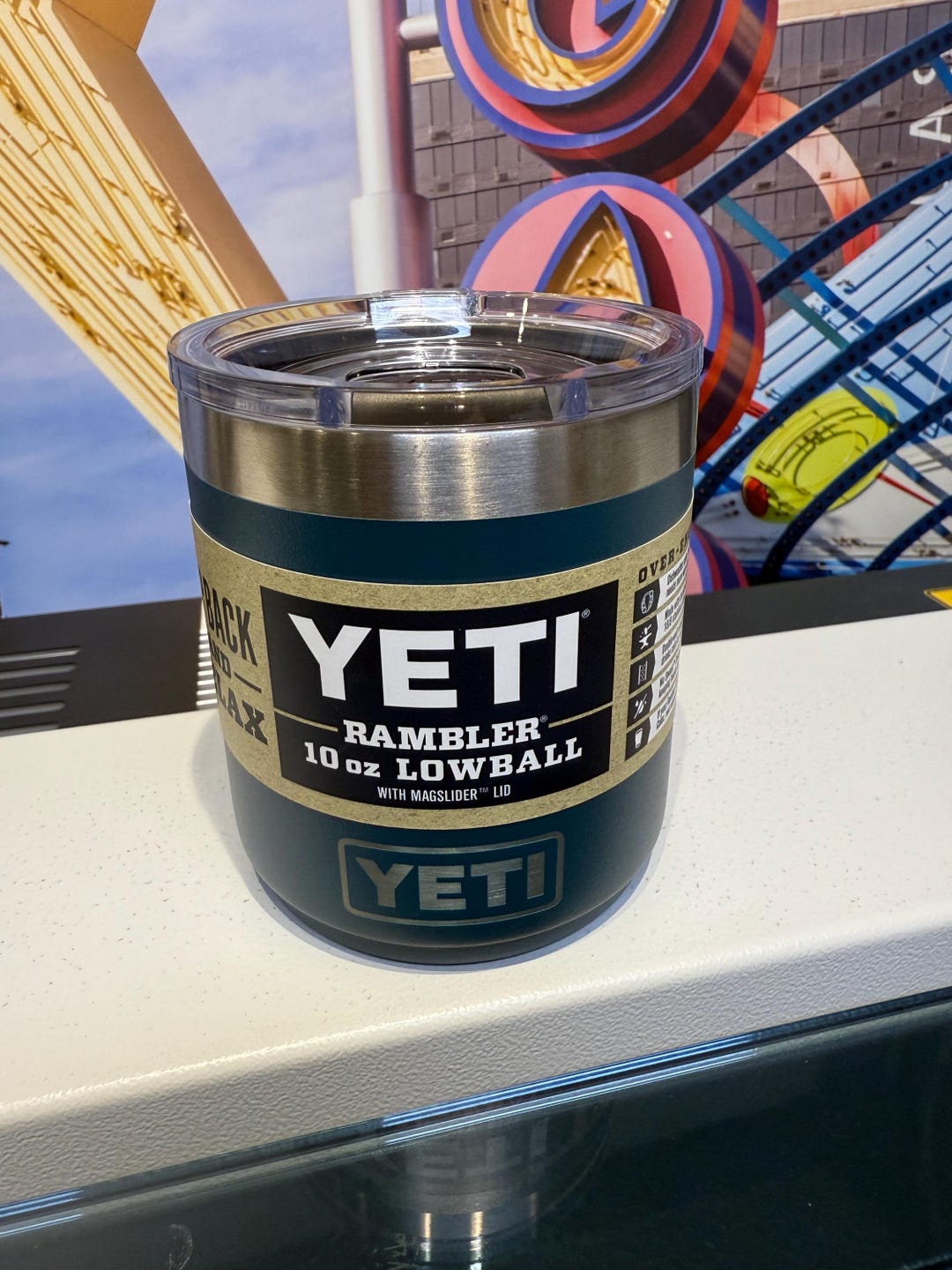 REAL YETI 10 Oz. Laser Engraved Agave Teal With Mag Slider Lid ...