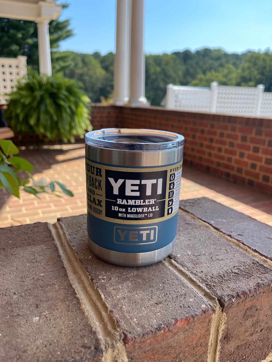 REAL YETI 10 Oz. Laser Engraved Nordic Blue With Mag Slider Lid ...