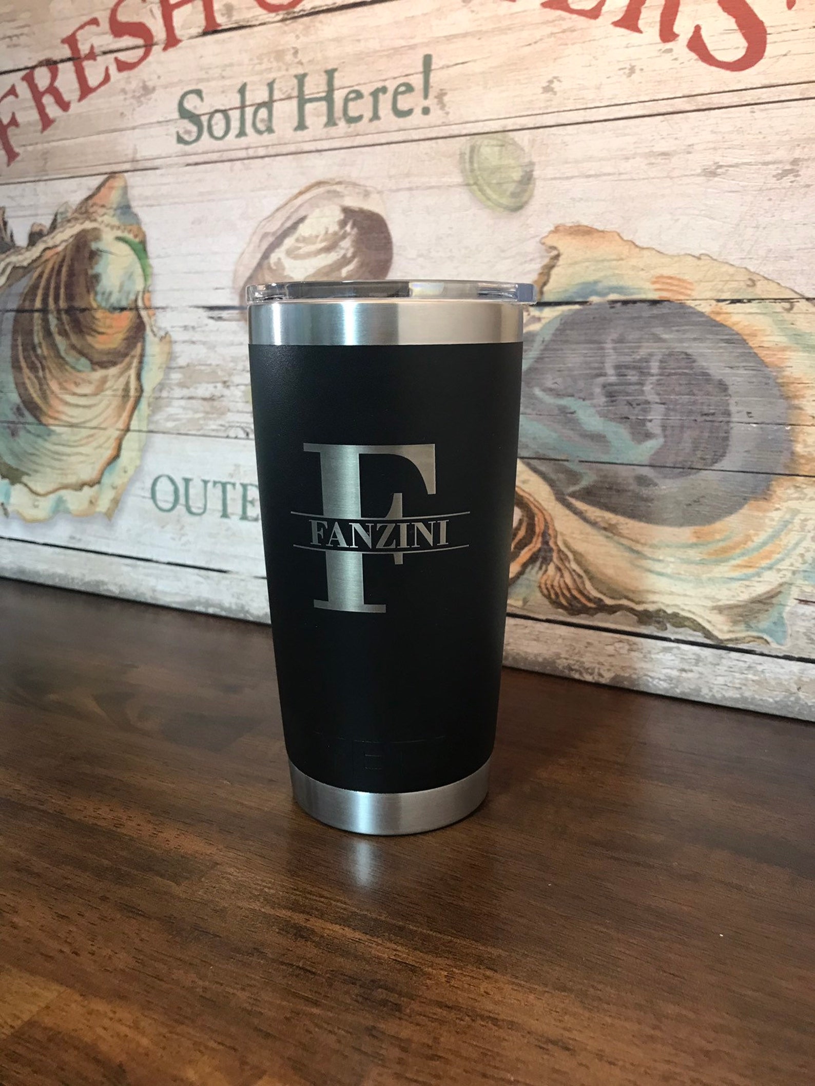 REAL YETI 20 oz. Grabado láser Negro Acero inoxidable Yeti - Etsy México