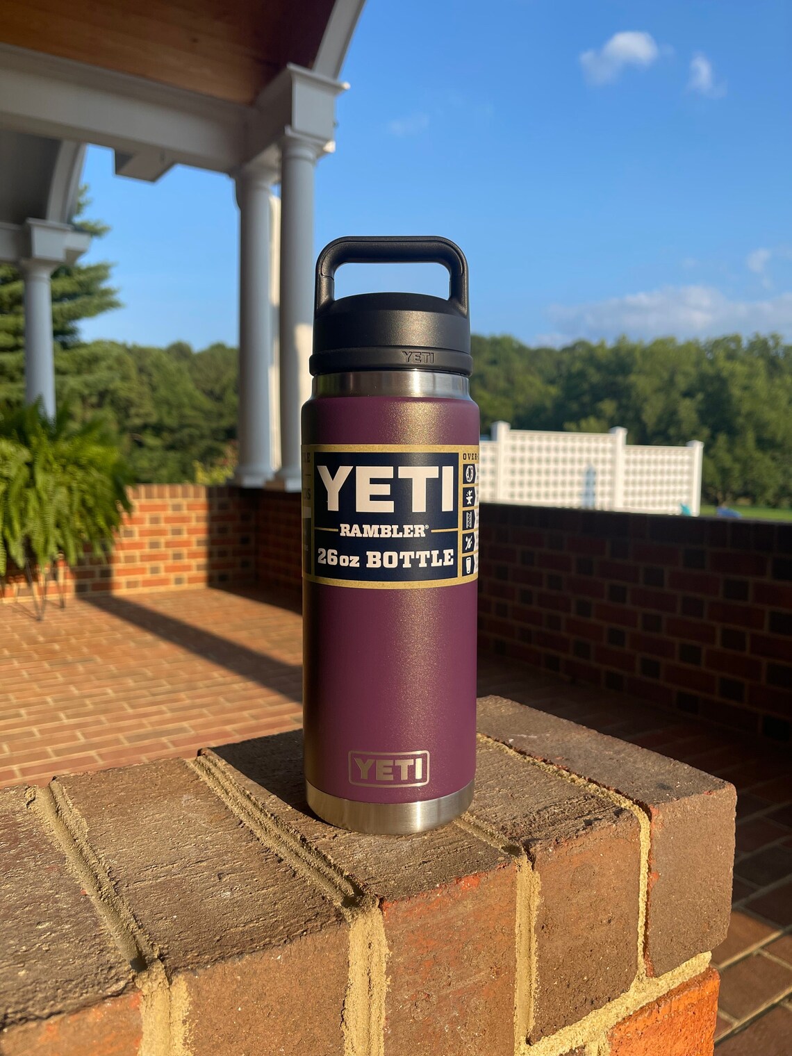 REAL YETI 26 Oz. Laser Engraved Nordic Purple Stainless Steel - Etsy