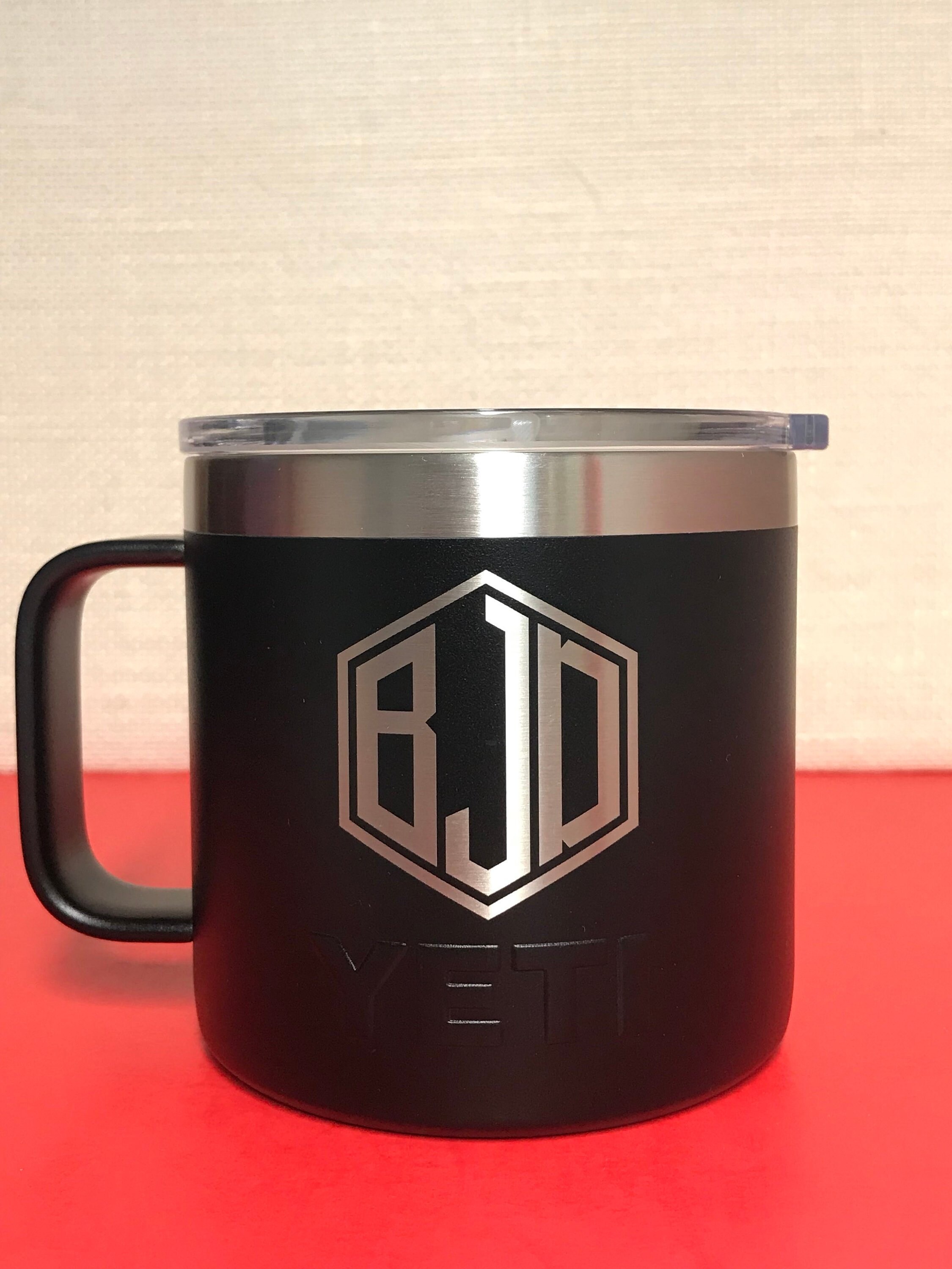 REAL YETI 14 Oz. Laser Engraved Black Stainless Steel Yeti - Etsy