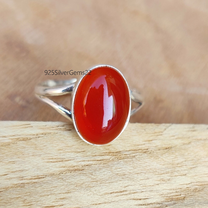 Carnelian Ring - Etsy
