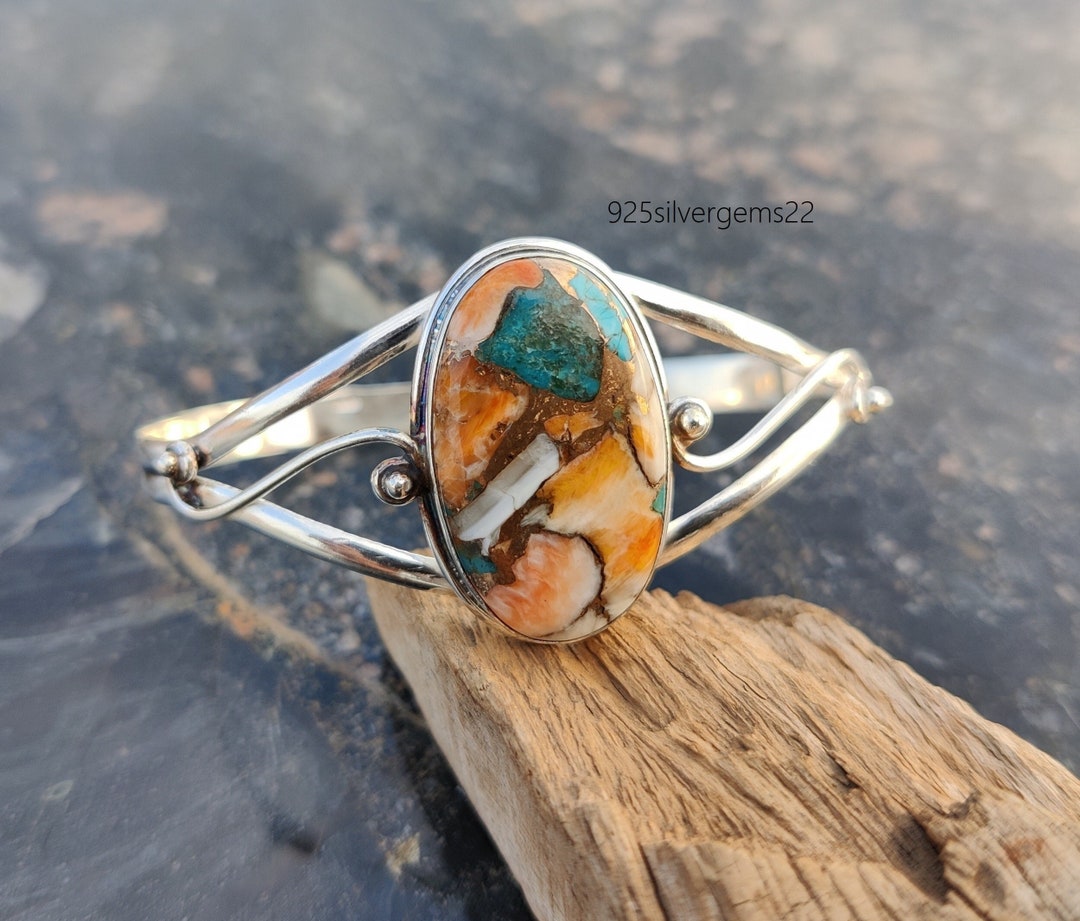 Oyster Turquoise Bangle, Oyster Turquoise Bracelet, Turquoise Bracelet ...