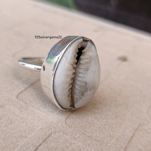 Cowrie Ring, Cowry Ring, Cowrie Shells Ring, Beautiful Ring, Women Ring ...