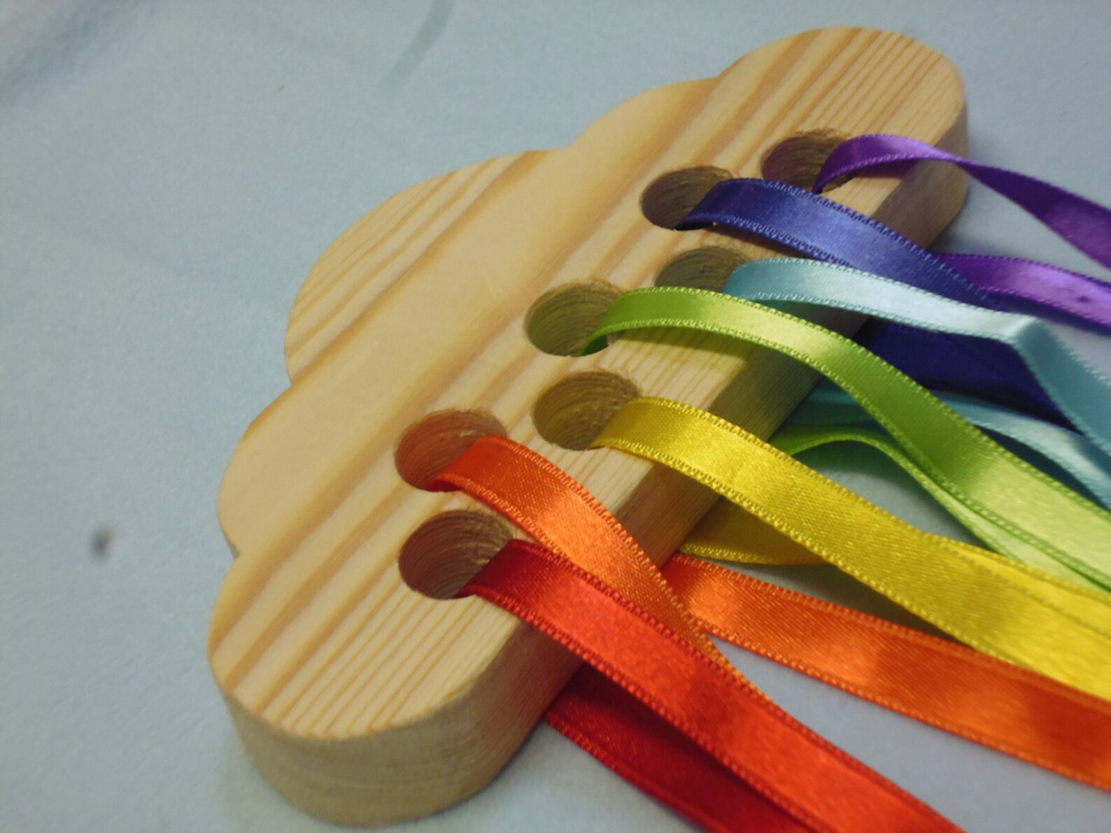 Rainbow Cloud Wood - Etsy