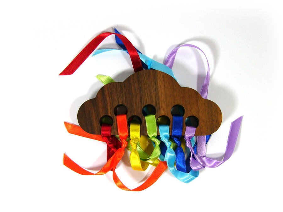 Rainbow Cloud Wood - Etsy