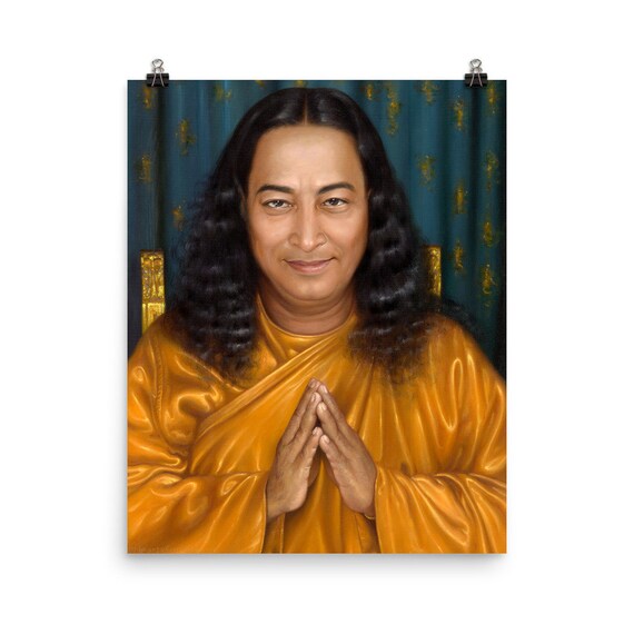 Paramahansa Yogananda Meditating