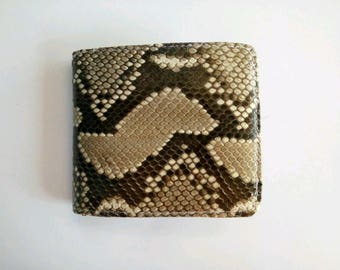 Western Diamondback Rattlesnake Skin Bi-fold Wallet - Etsy