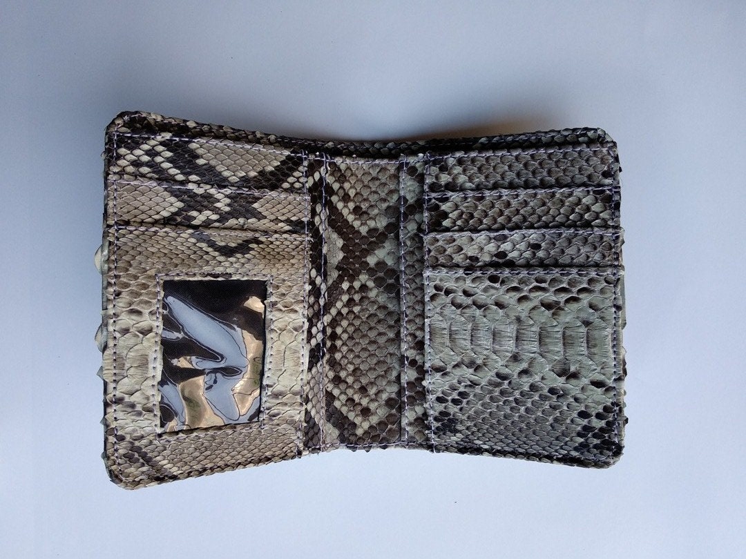 Genuine Real Python Snake Skin Men's Wallet Card Holder Model - Etsy