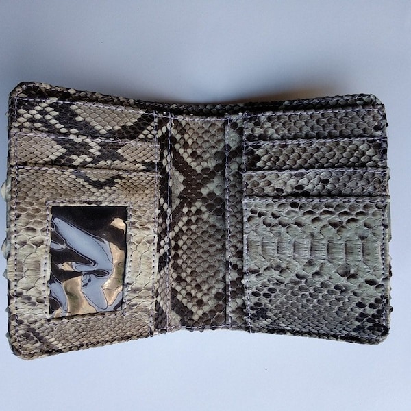 Snake Skin Card Holder Wallet - Etsy