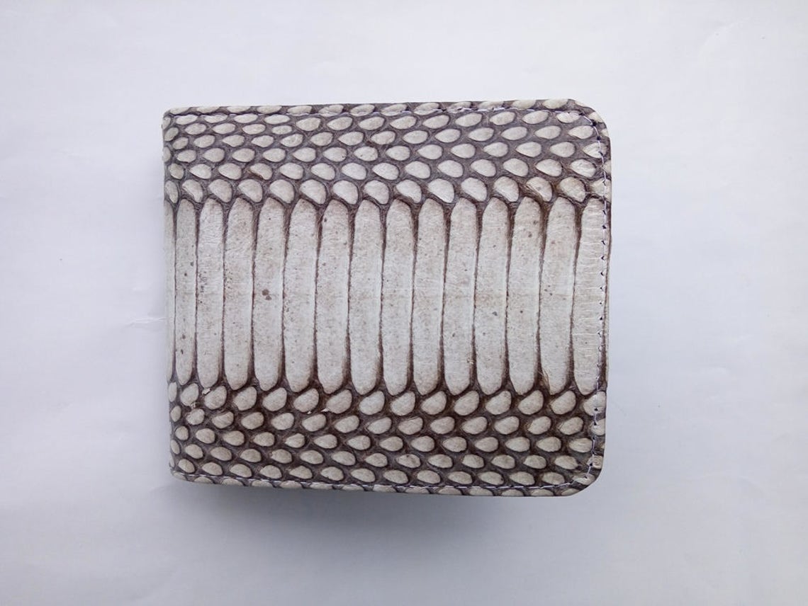 Genuine Cobra Snake Skin Men's Wallet - Etsy