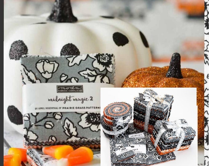 Midnight Magic 2 PRECUTS Moda - Charm Pack, Jelly Roll, Honey Bun ...