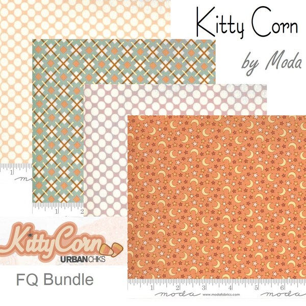 Moda Kitty Corn Fabric - Etsy