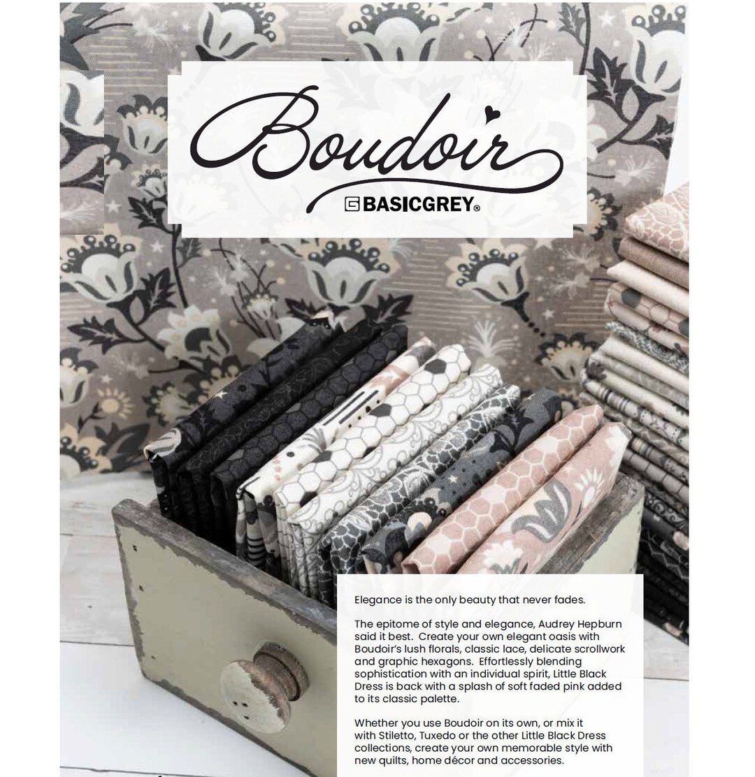 BOUDOIR Collection - Moda Fabric by Basicgrey - Etsy