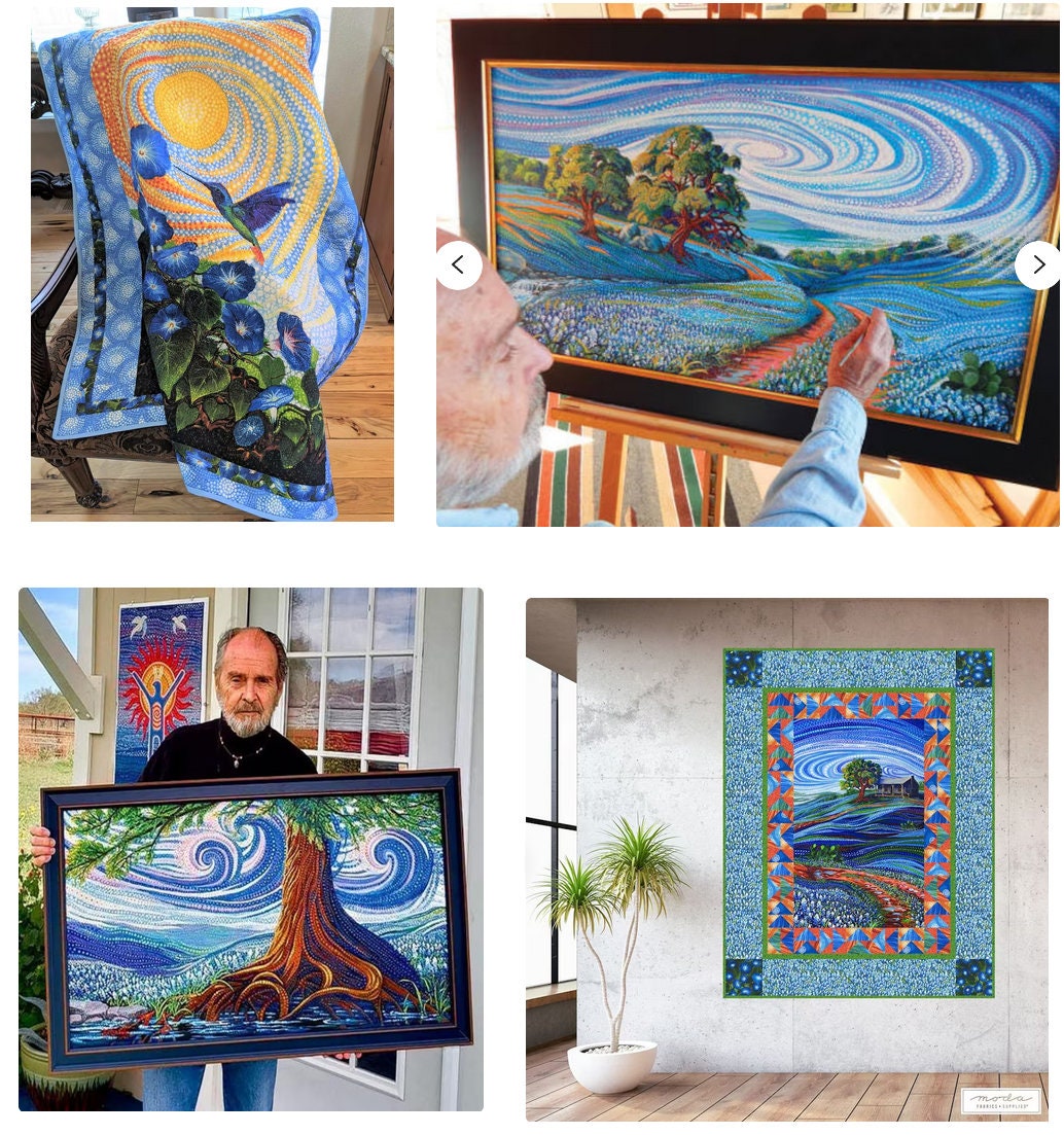 Sunflower Dreamscapes Moda Fabric by Ira Kennedy - Etsy