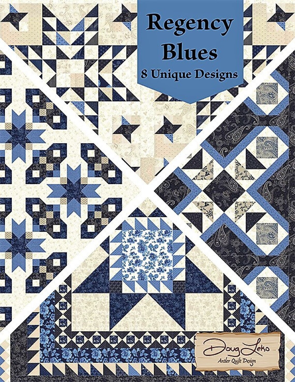 Regency Blues Quilt KIT Quilt BOOK Moda Fabric - Etsy