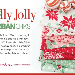 HOLLY JOLLY Moda Quilt Kit | Etsy