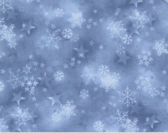 Snow Village Moda Fabric - Etsy