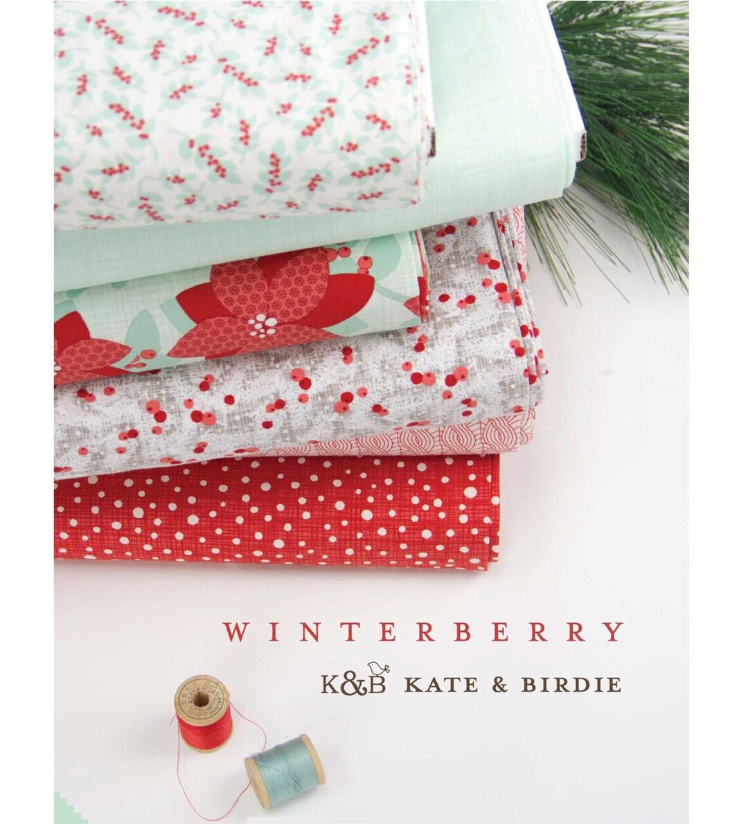 WINTERBERRY Collection - Moda Fabric by Kate & Birdie Paper Co - Etsy