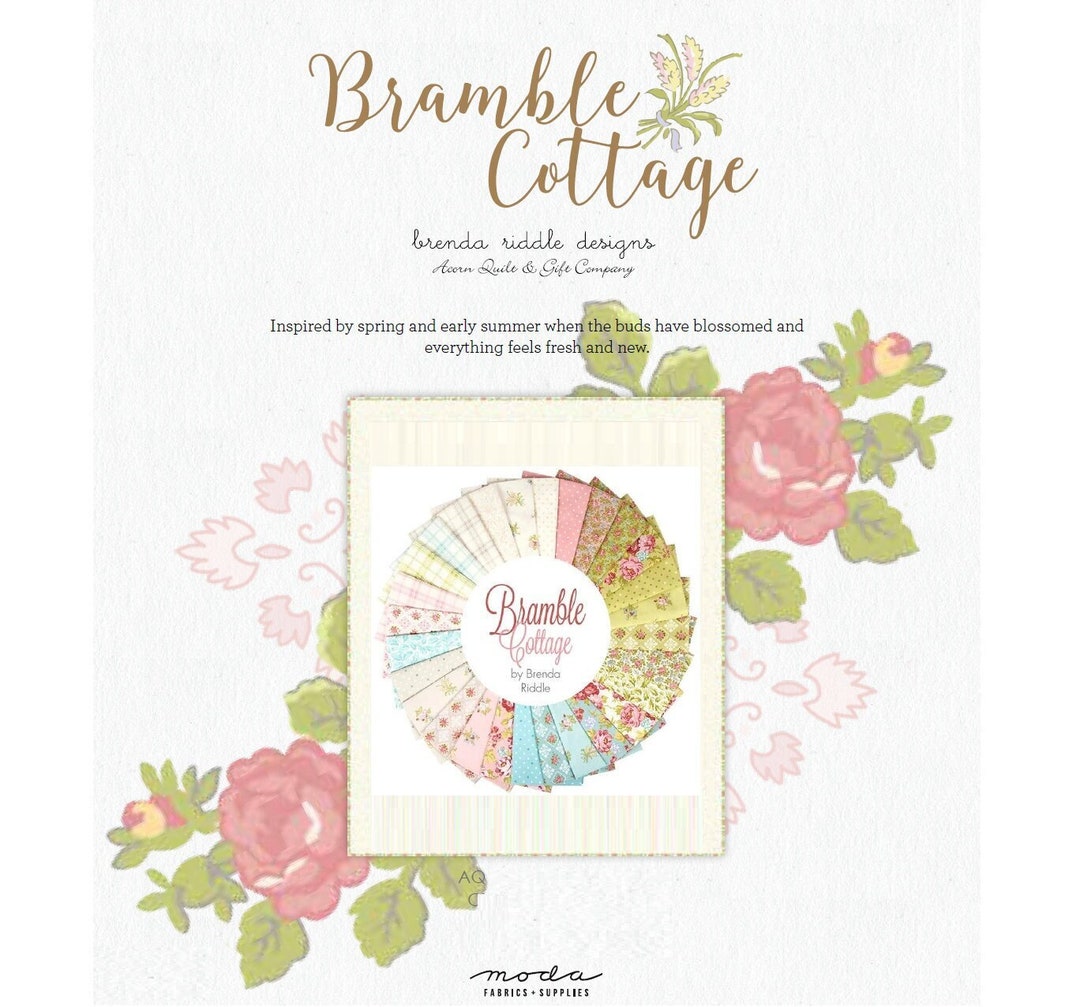 Bramble Cottage Collection - Moda Fabric by Brenda Riddle Designs - Etsy