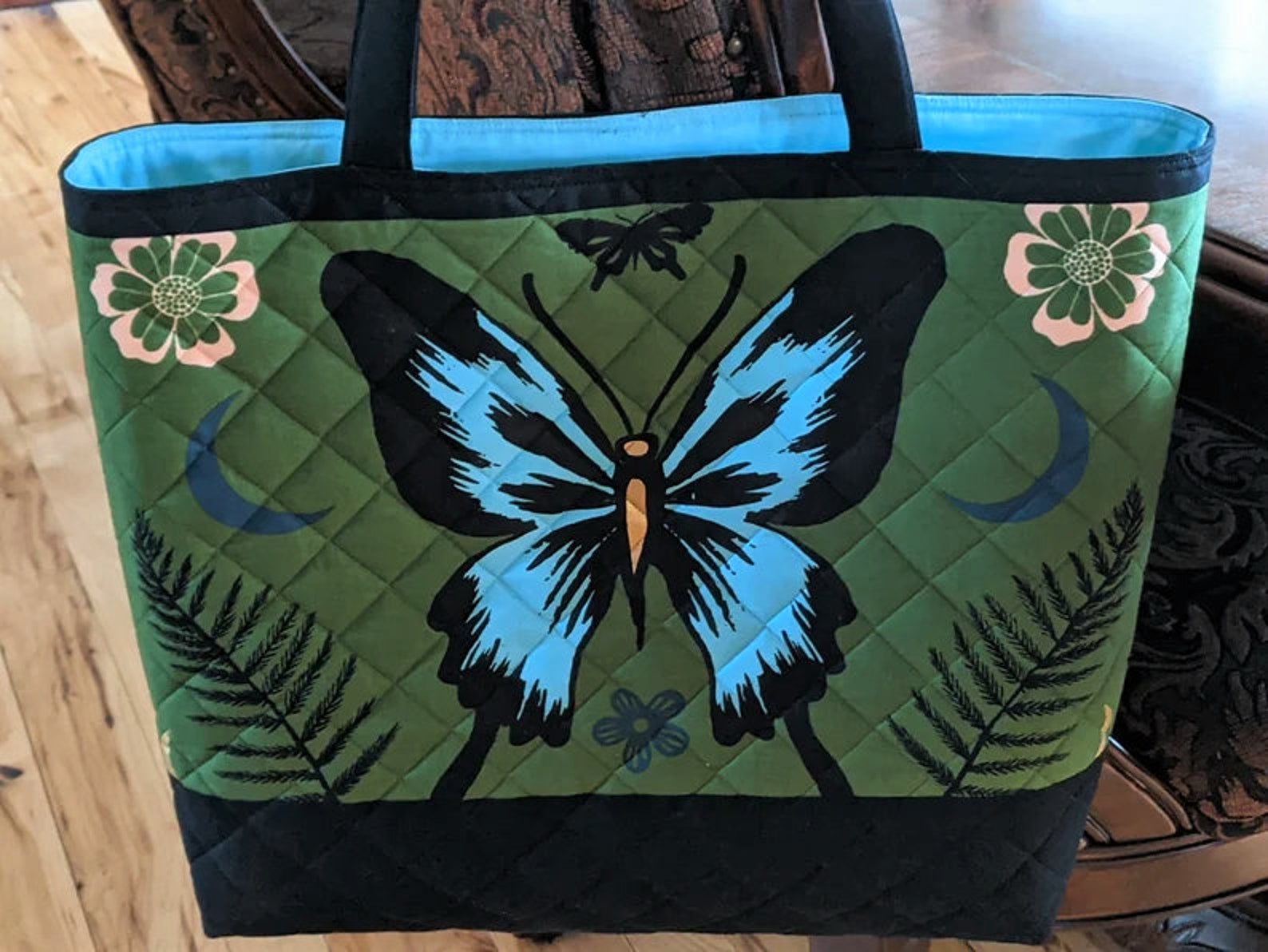 Tiger Fly Fabric Panel Moda Gold Metallic Fabric - Etsy