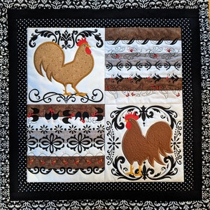 French Provincial Wall Quilt /table Topper, Finished Heirloom Quilting ...